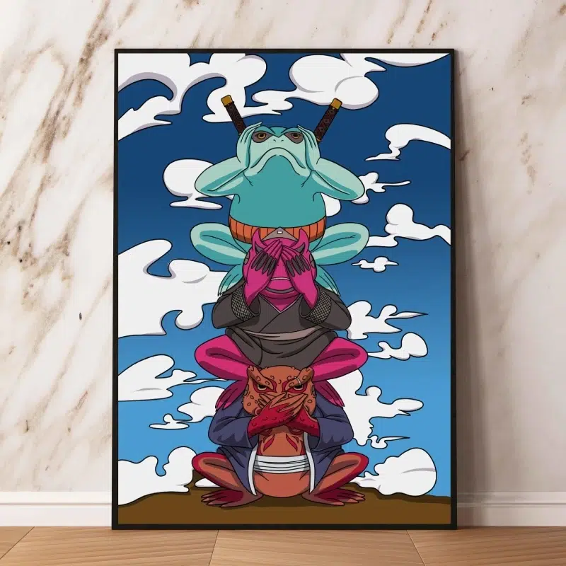 Poster Naruto Gamaken • La boutique Naruto