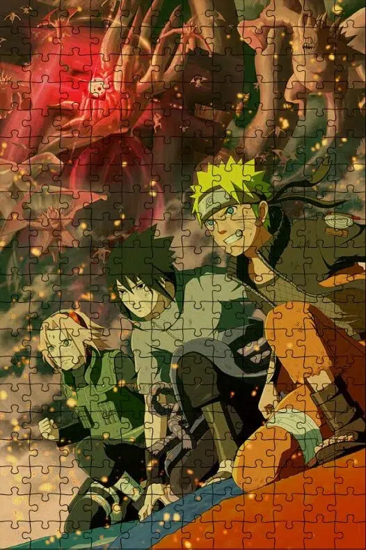 Puzzle 300 Pièces Naruto Sasuke et Sakura • La boutique Naruto